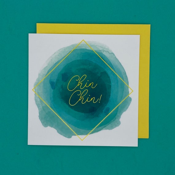 Chin Chin Greeting Card - Etsy