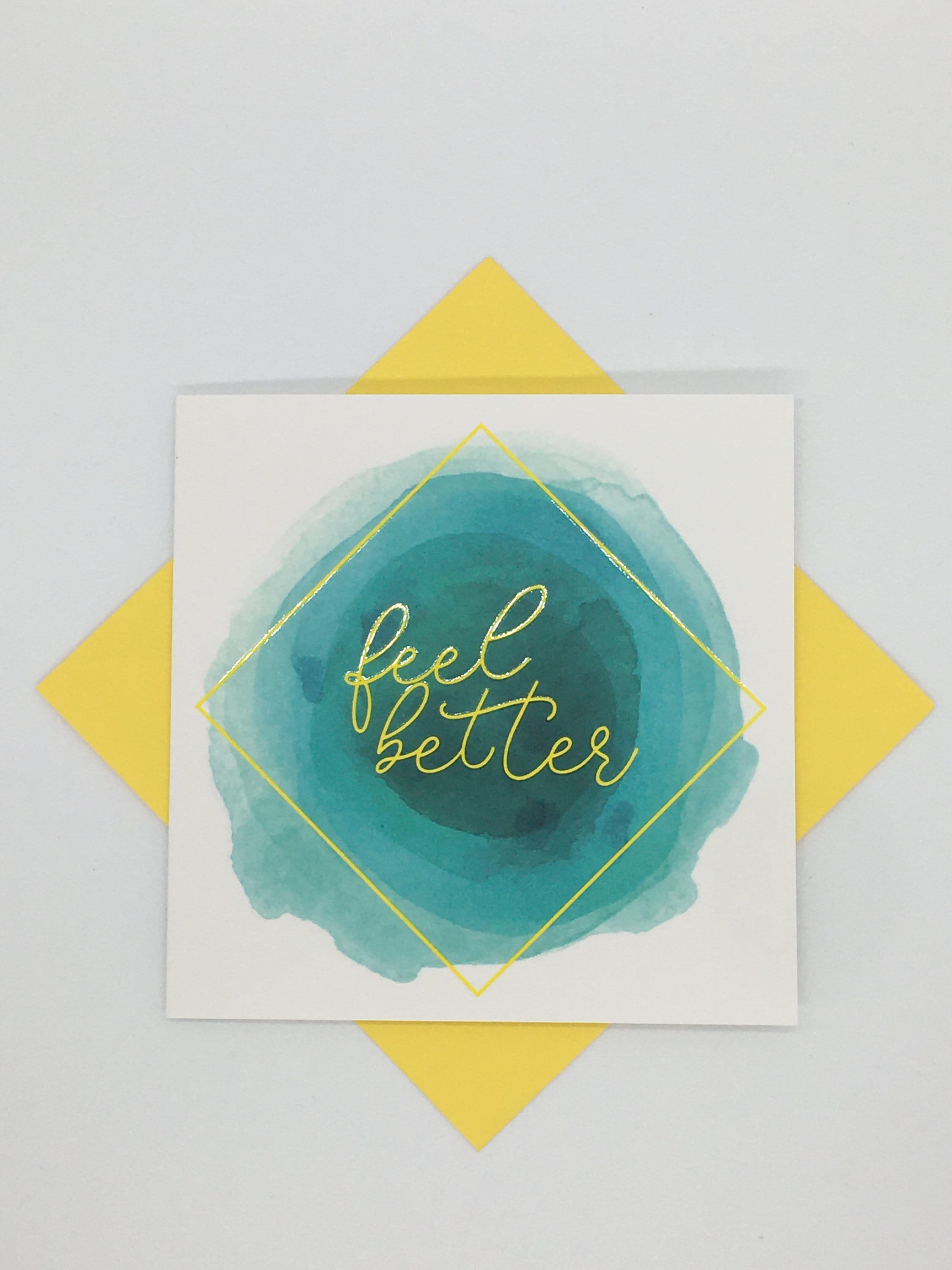 Feel Better Greeting Card - Etsy