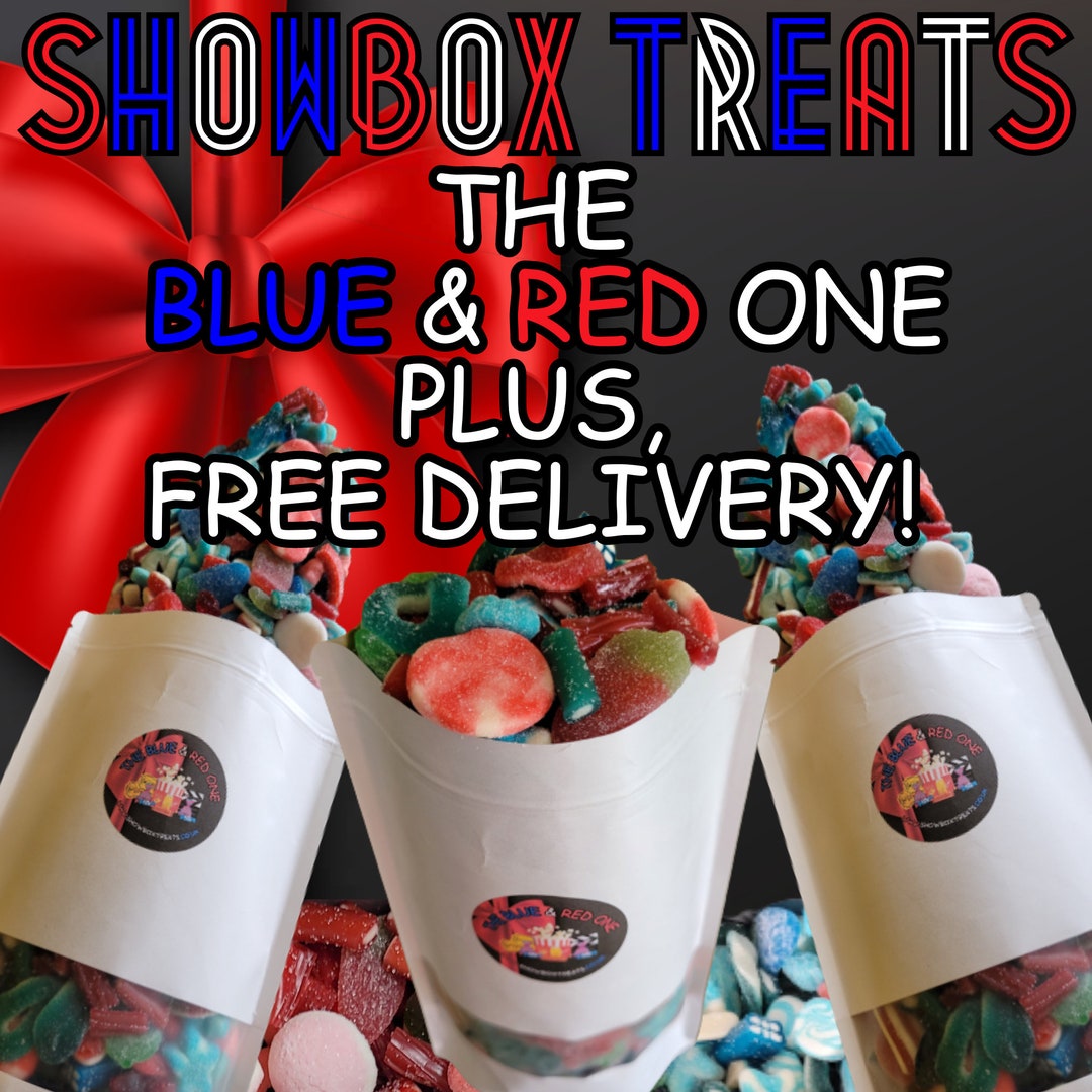 1kg Red and Blue Pick 'n' Mix Sweet Grab Bags Red, Blue, Gummy, Haribo ...