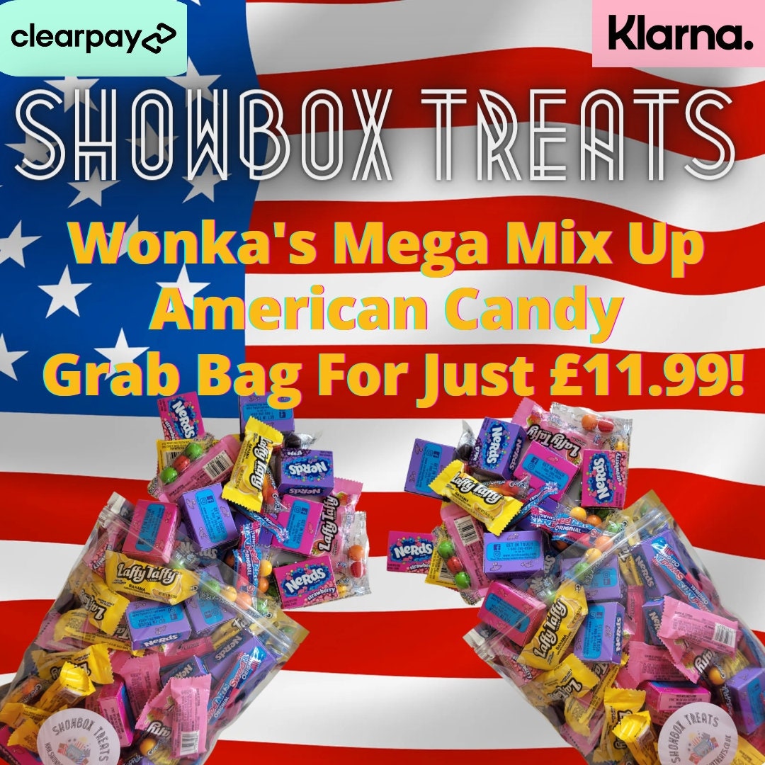 Wonkas Mega Mix Up American Candy Grab Bag Birthday T American