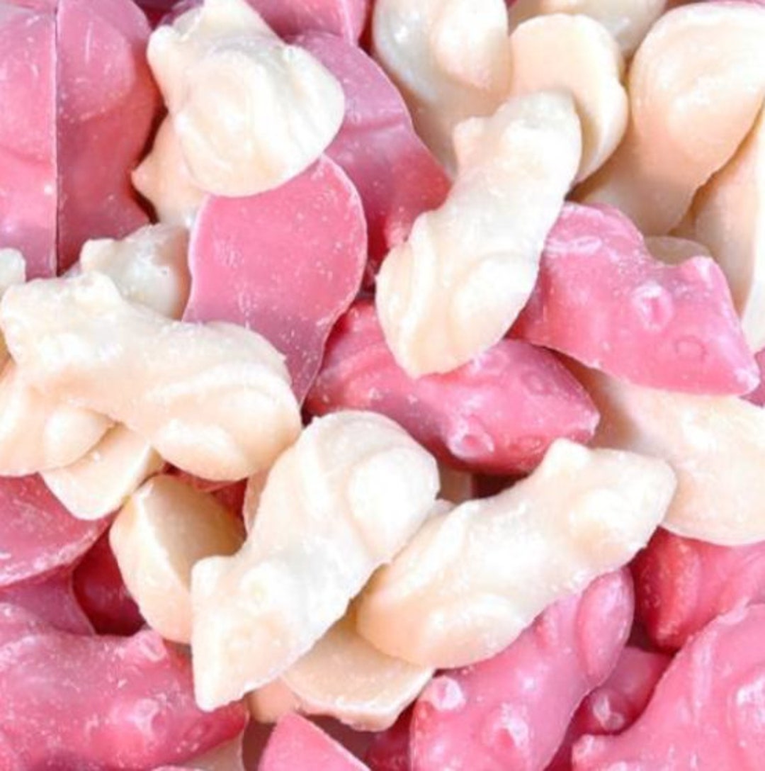 147 Pink & White Mice 250g, 500g, 750g, 1kg Pick N Mix, Retro Sweet ...