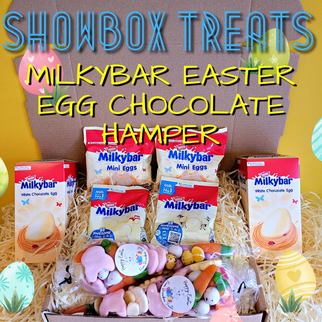 Milkybar Easter Egg Easter Hamper / Easter Gift Box 4 Sizes Easter Eggs ...