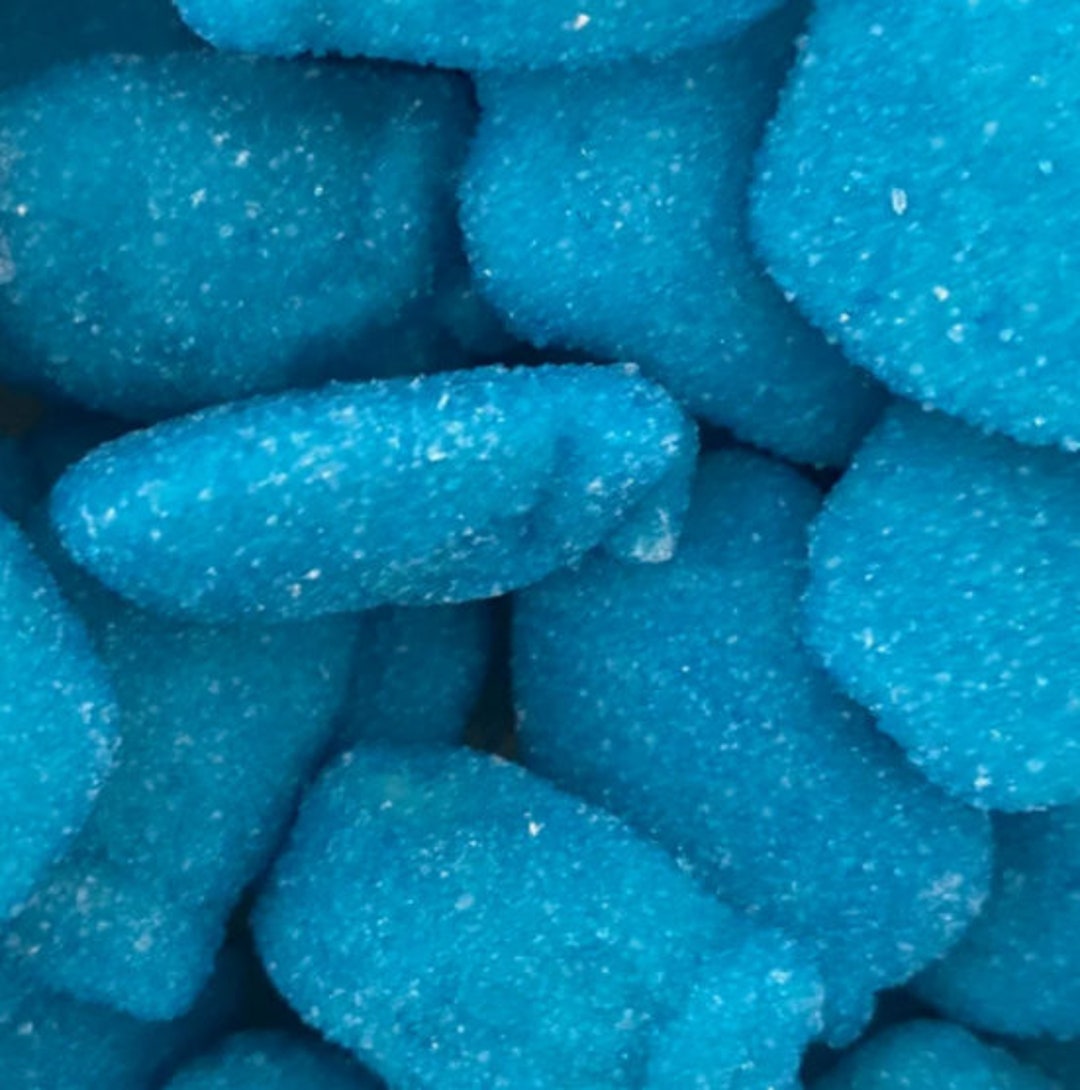 027 Mini Fizzy Foam Blue Raspberries 100g 250g 500g 1kg Pick N Mix