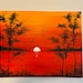 Sunset Landscape Painting - Etsy