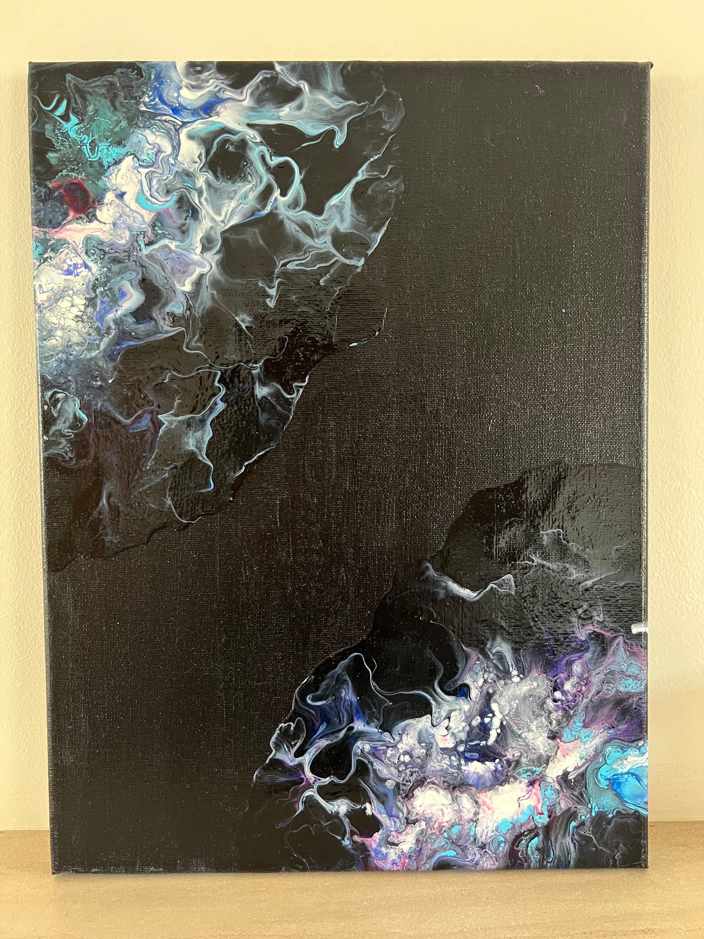 Abstract Painting Dark - Light - Etsy