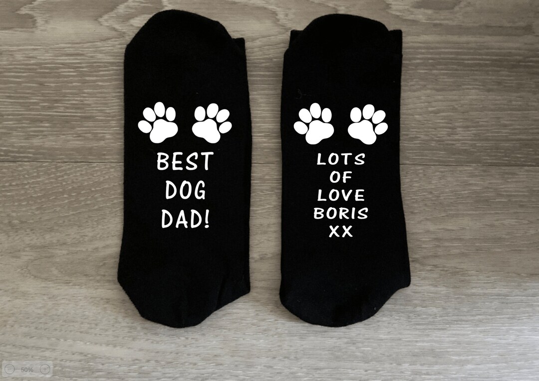 Best Dog Dad Socks Gift Socks Birthday Gift - Etsy