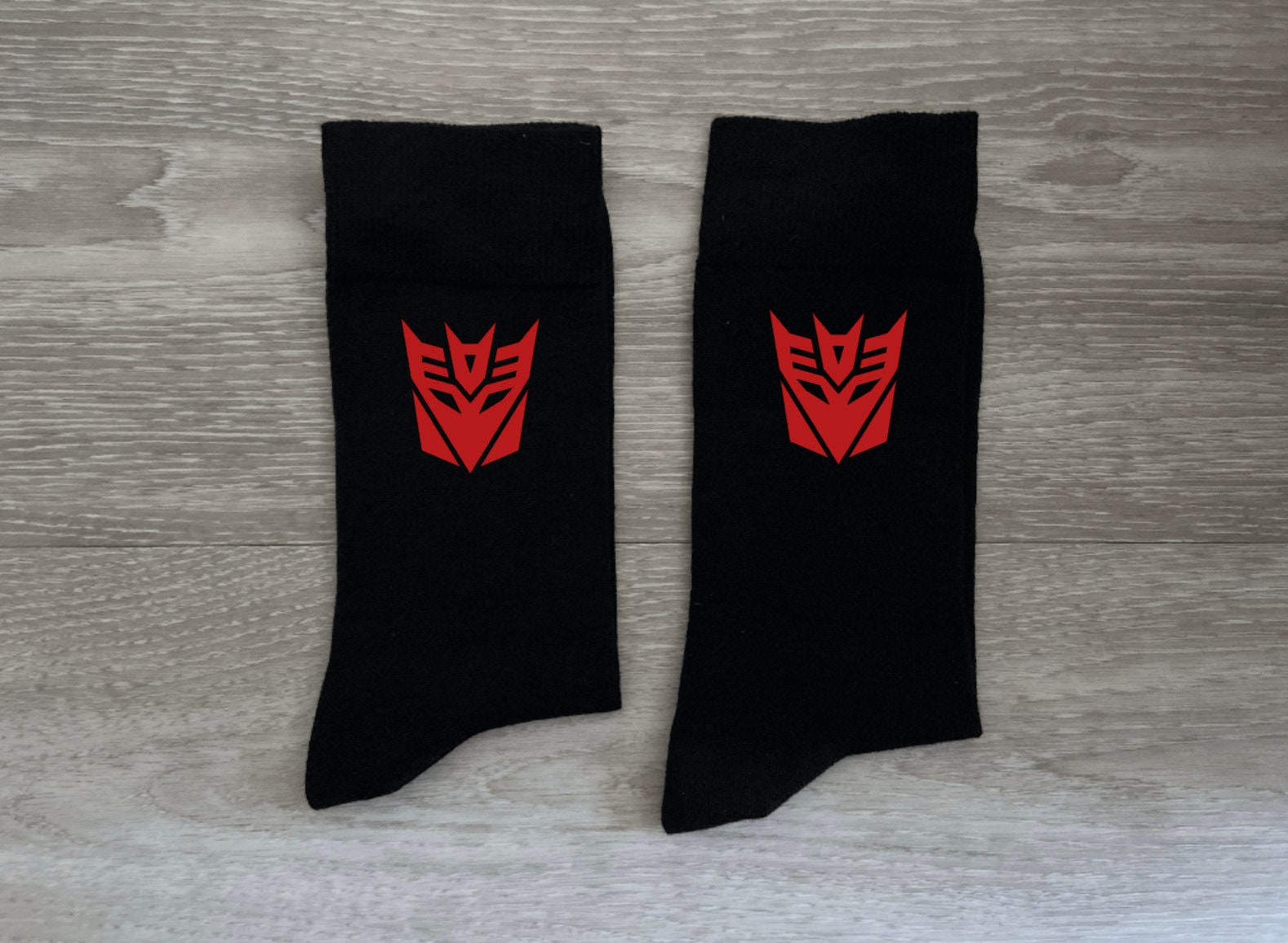 Decepticon Transformers Logo Gift Socks - Etsy