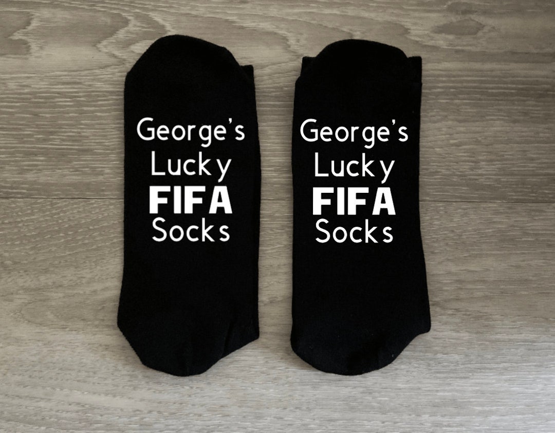 Personalized FIFA Gaming Socks, Lucky Gift Socks - Etsy UK