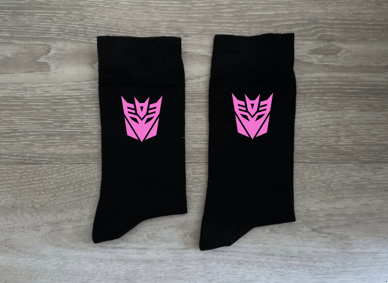 Decepticon Transformers Logo Gift Socks - Etsy