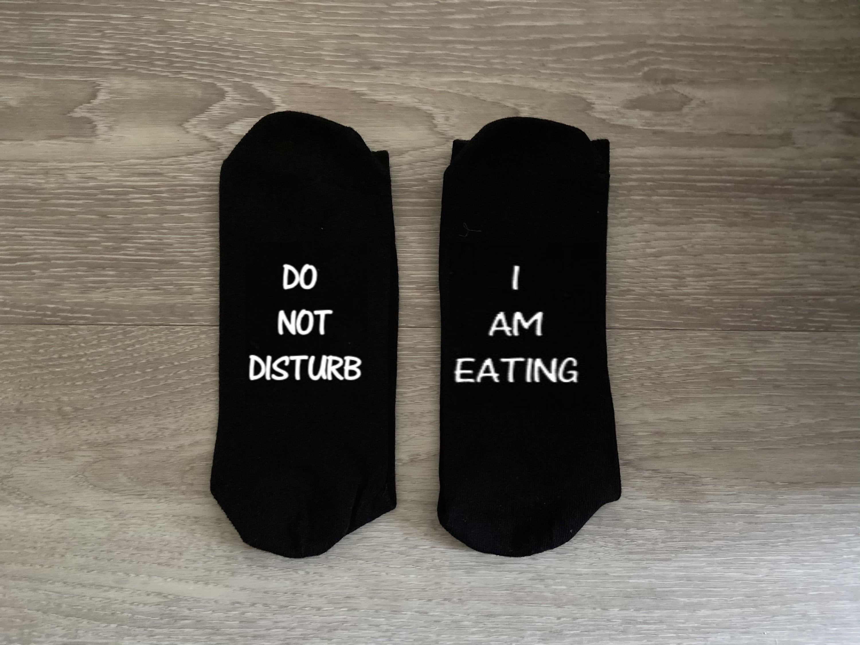 Do Not Disturb I Am Eating Personalised Socks Gift Socks - Etsy