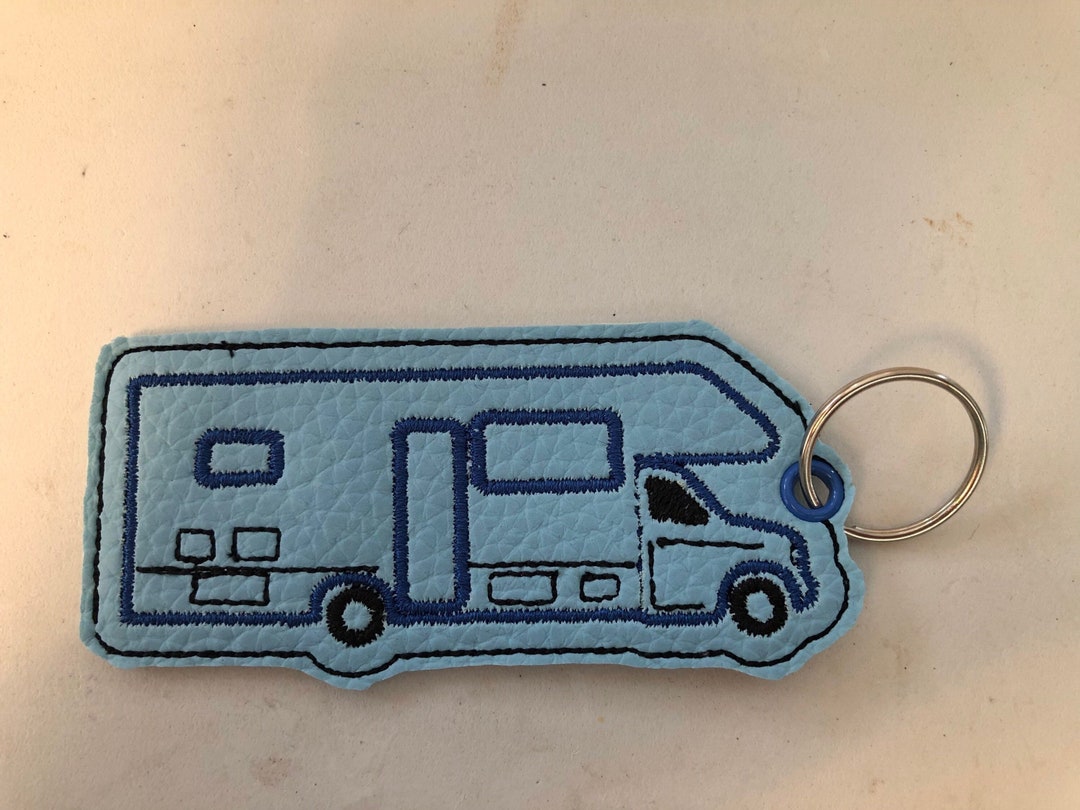 Mobile Home Caravan Camper Van Keyring - Etsy