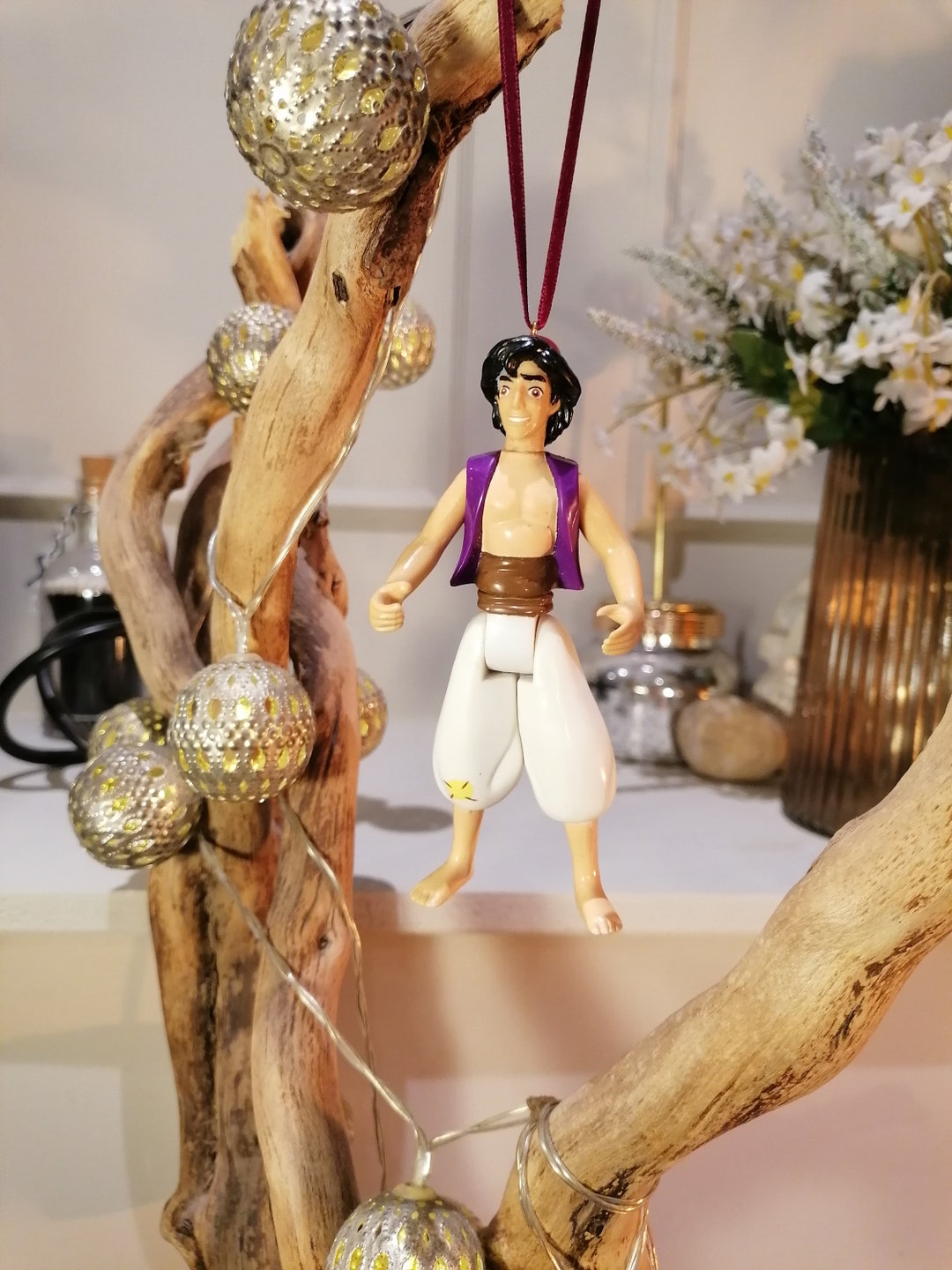 Disney Aladdin Jasmine Christmas Decoration Figure, Ornament Bauble ...