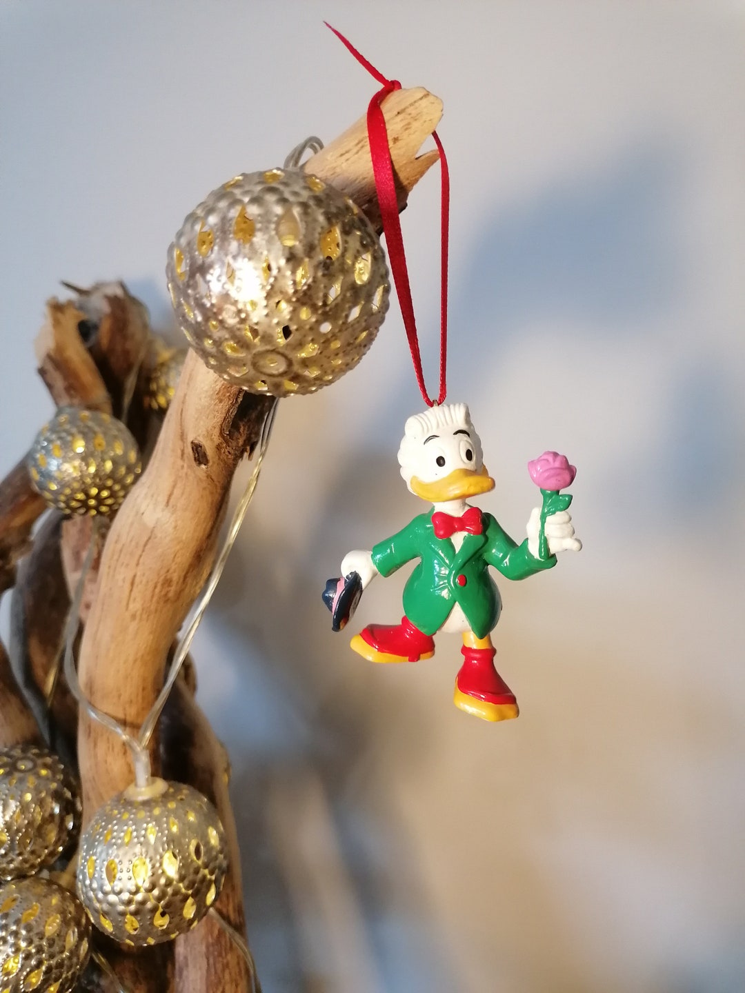 Disney Donald Duck Christmas Decoration Figure, Ornament Bauble, Disney ...