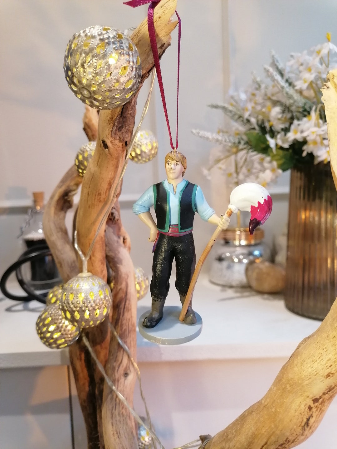 Disney Frozen Kristoff Christmas Decoration Figure, Hanging Ornament ...