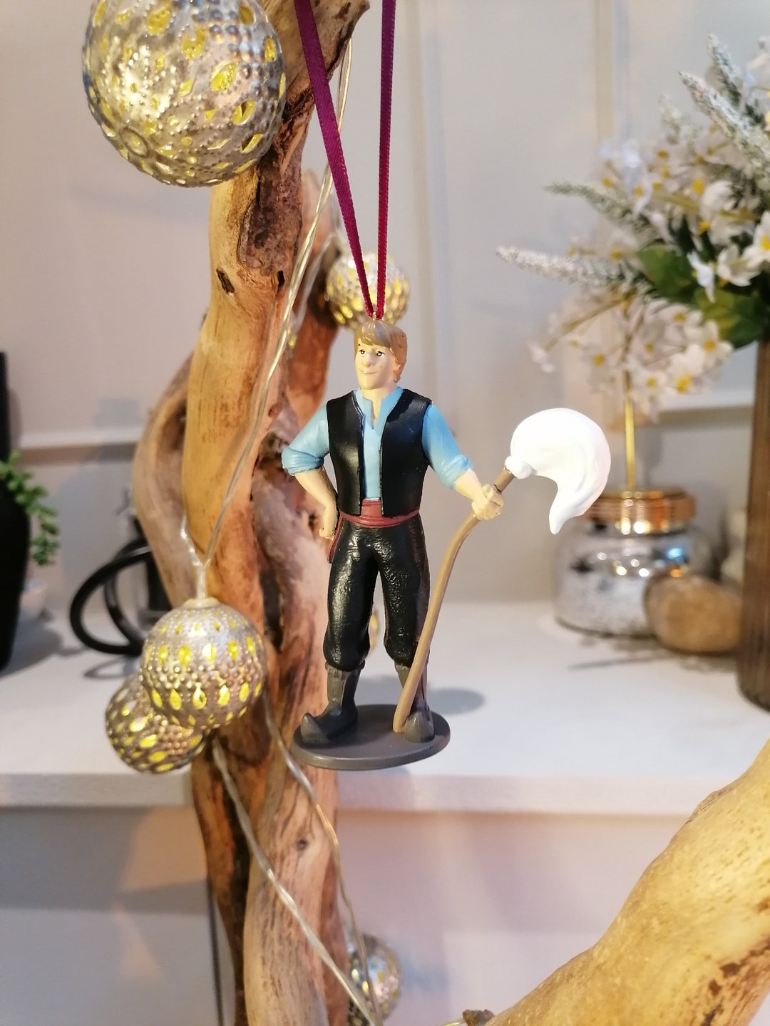 Disney Frozen Kristoff Christmas Decoration Figure, Hanging Ornament ...