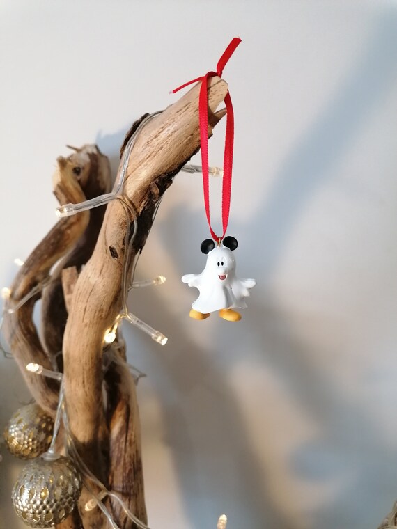 Disney Mickey Mouse Mini Ghost Halloween Decoration Figure - Etsy