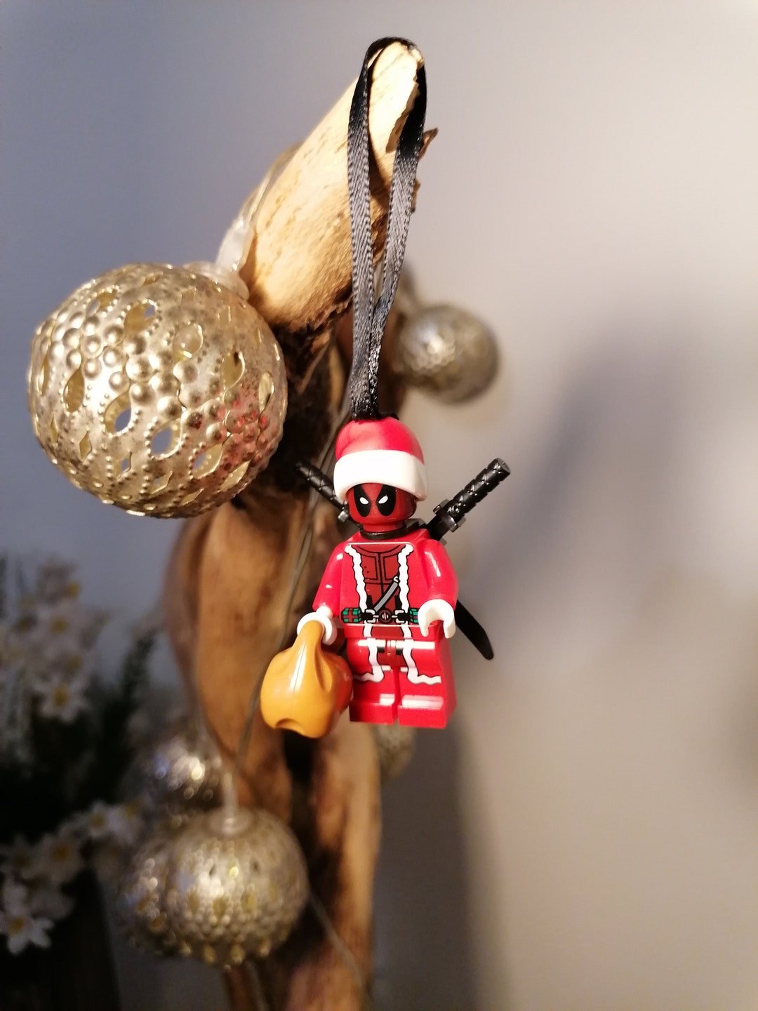 Disney Marvel Deadpool Christmas Decoration Figure, Ornament Bauble ...