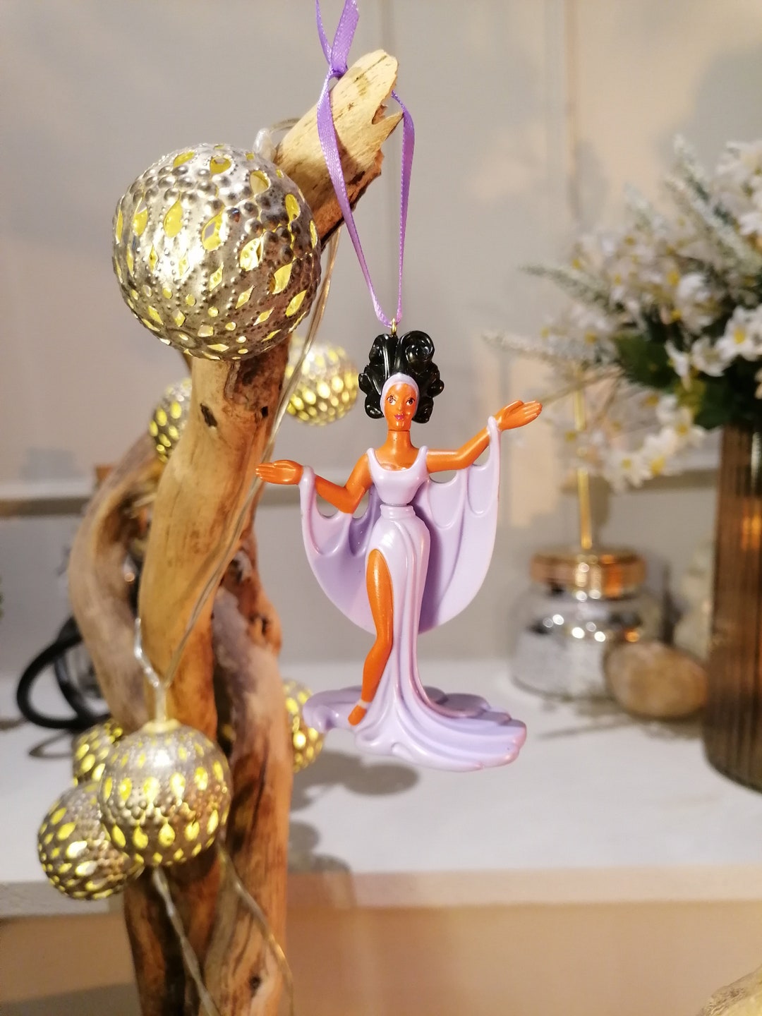 Disney Hercules Muse Calliope Christmas Decoration Figure, Ornament ...