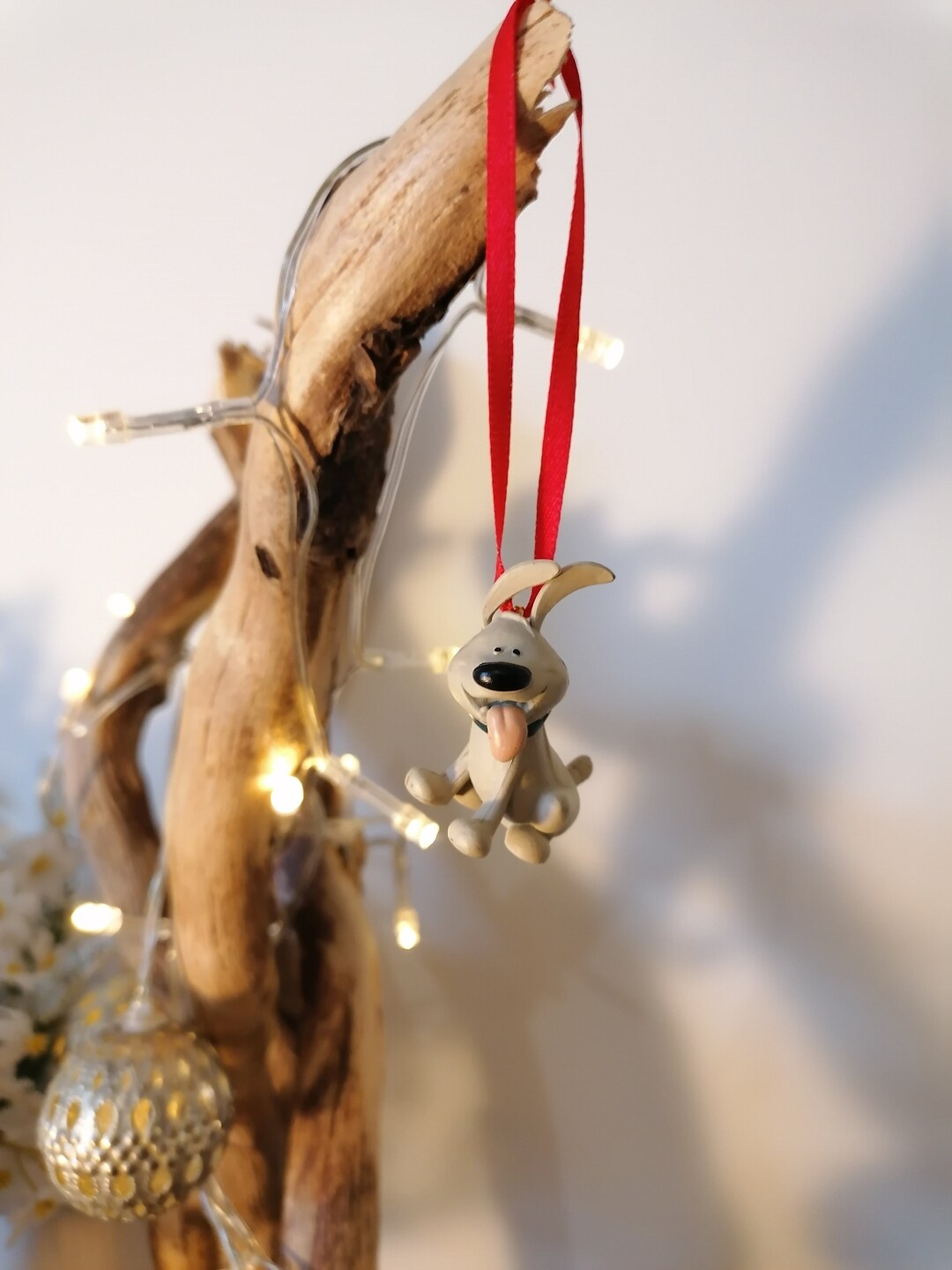 Disney Mulan Little Brother Dog Christmas Decoration Figure, Ornament ...