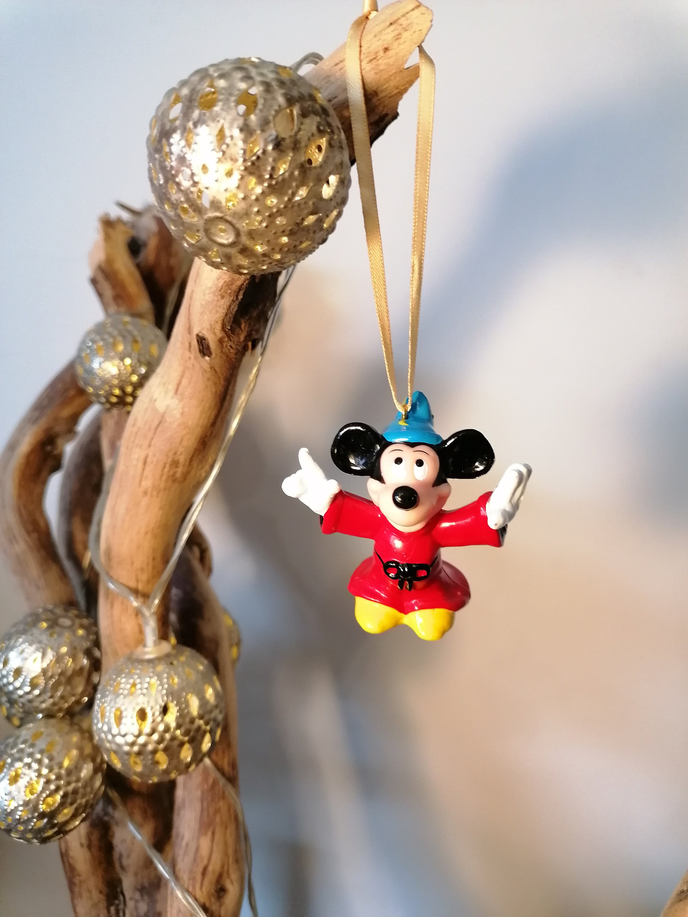 Disney Mickey Mouse Christmas Decoration Figure Hanging - Etsy
