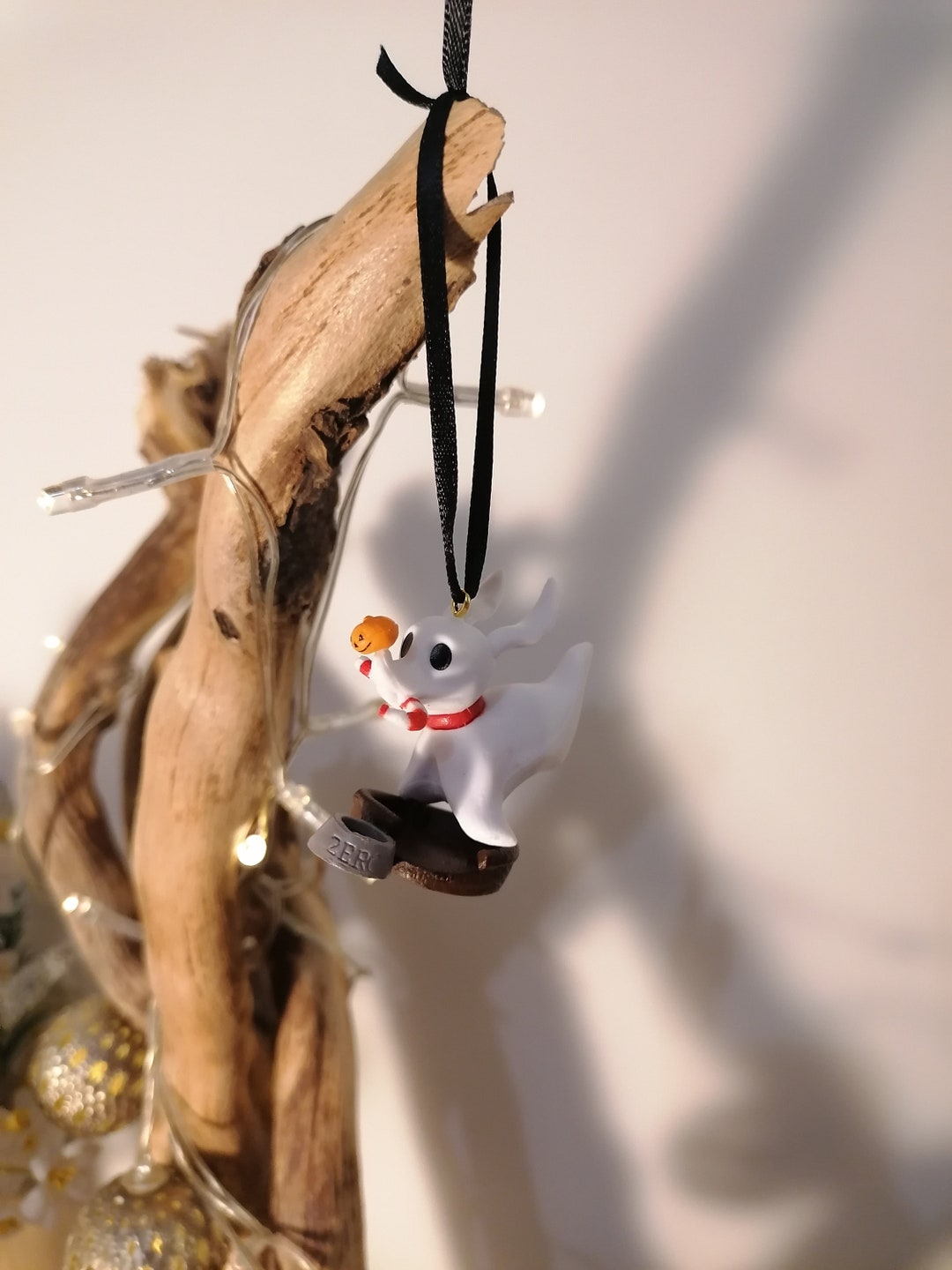 Disney Nightmare Before Christmas Zero Decoration Figure, Ornament ...