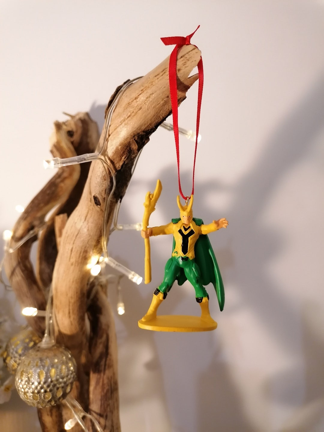 Disney Marvel Avengers Loki Christmas Decoration Figure, Hanging ...