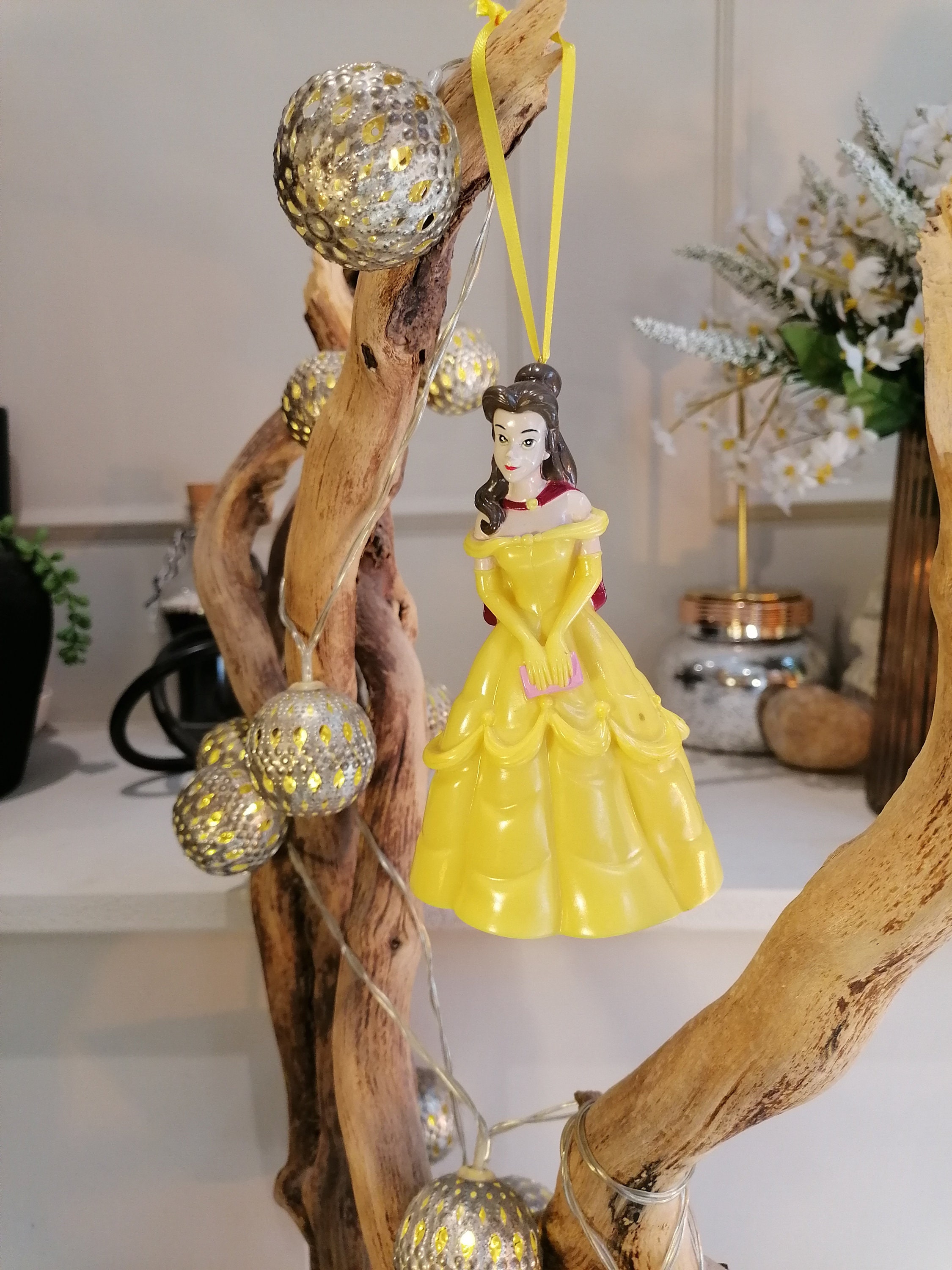 Disney Beauty and the Beast Belle Christmas Decoration Figure - Etsy