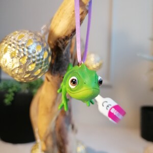 Disney Tangled Rapunzel Pascal Christmas Decoration Figure, Ornament ...