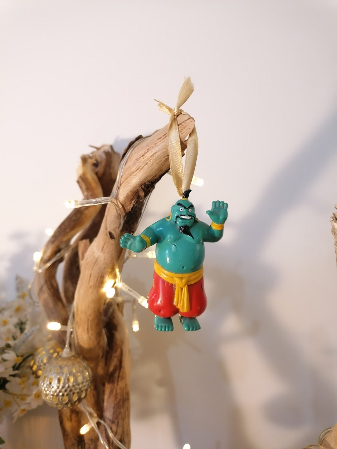 VINTAGE Disney Store Aladdin Evil Genie Jafar Figure Christmas - Etsy