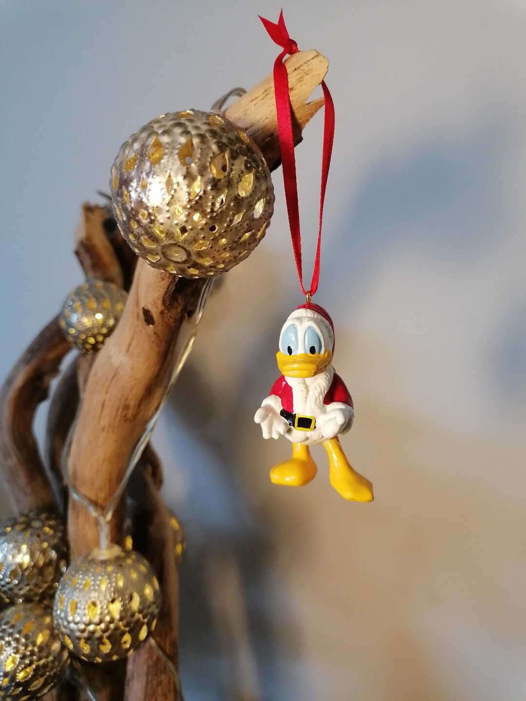 Disney Donald Duck Christmas Decoration Figure, Ornament Bauble, Disney ...