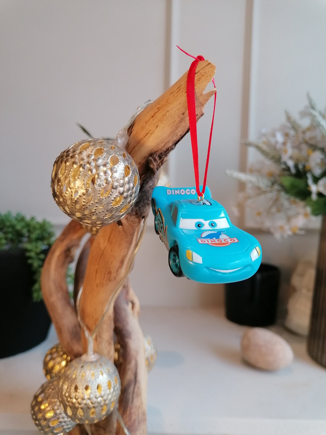 Disney Cars Lightning Mcqueen Christmas Decoration Figure, Ornament ...