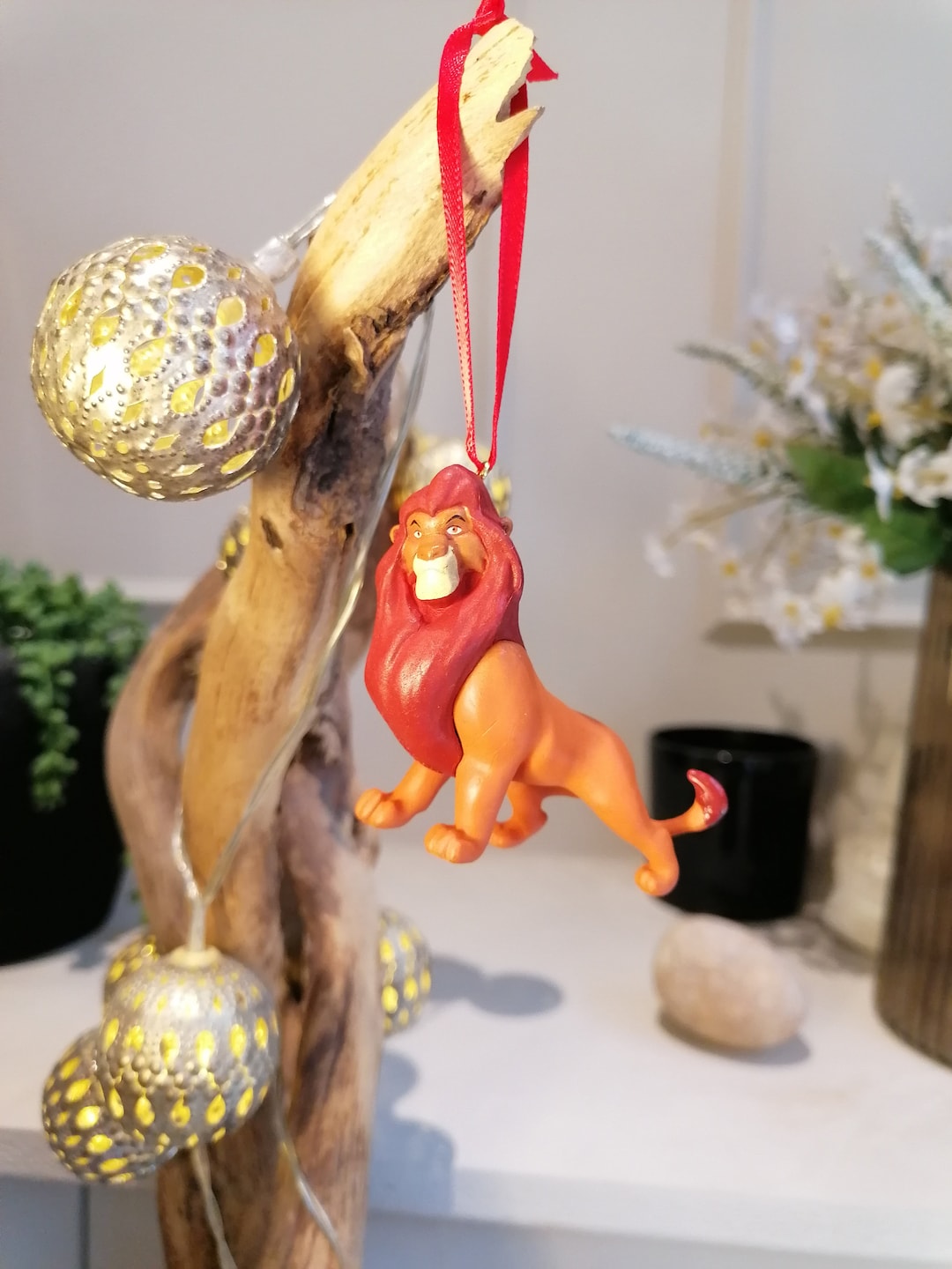 Disney Lion King Simba Christmas Decoration Figure, Ornament Bauble ...