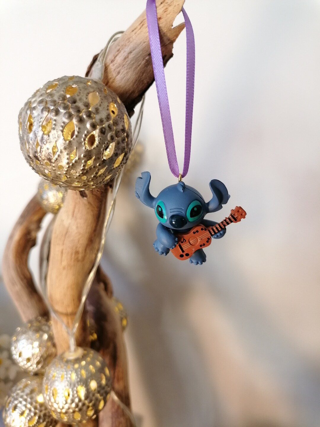 Disney Lilo and Stitch Christmas Decoration Figure, Ornament Bauble ...