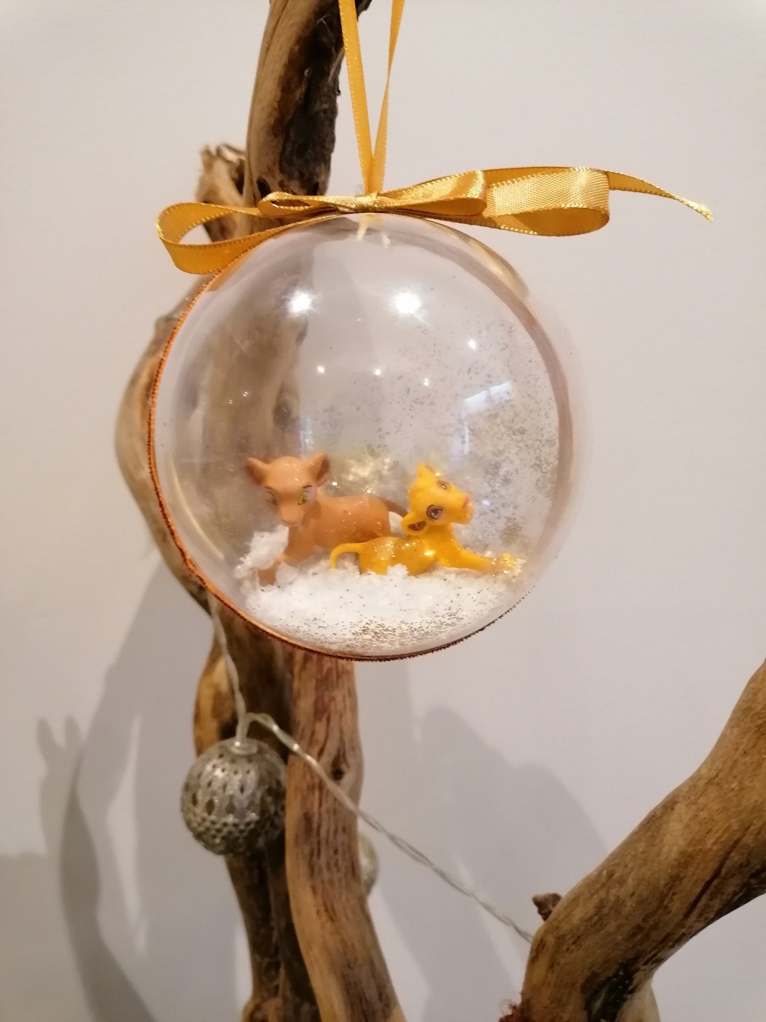 Disney Lion King Simba and Nala Christmas Decoration Figure, Ornament ...