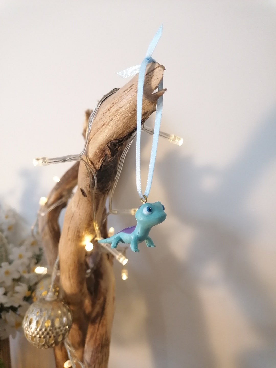 Disney Frozen Bruni Lizard Christmas Decoration Figure, Ornament Bauble ...
