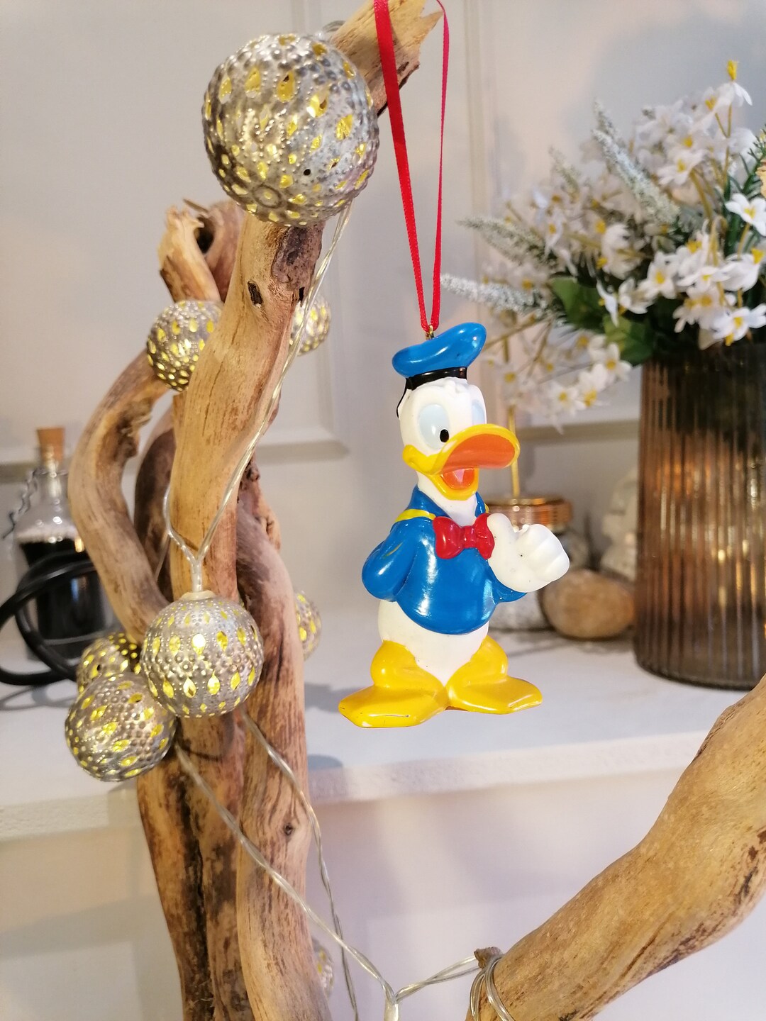 Disney Mickey Mouse Donald Duck Christmas Decoration Figure, Ornament ...
