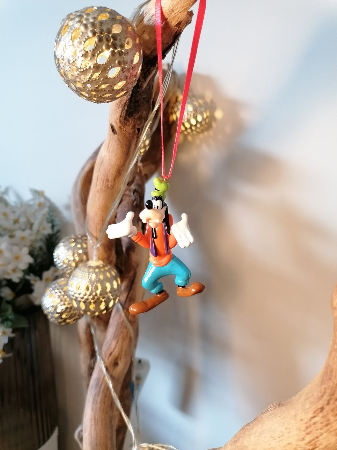 Disney Goofy Christmas Decoration Figure, Hanging Ornament Bauble ...