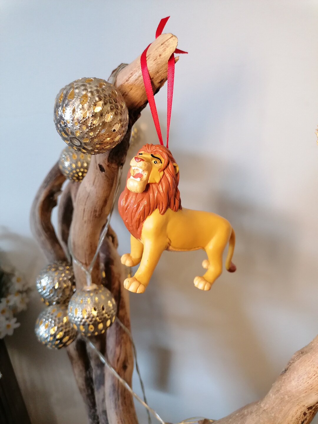 Disney Lion King Simba Christmas Decoration Figure, Hanging Ornament ...