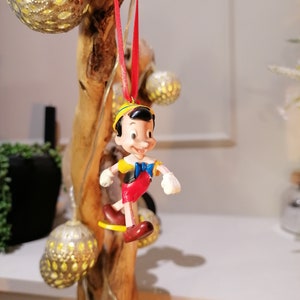 Disney Pinocchio Christmas Decoration Figure, Hanging Ornament Bauble ...