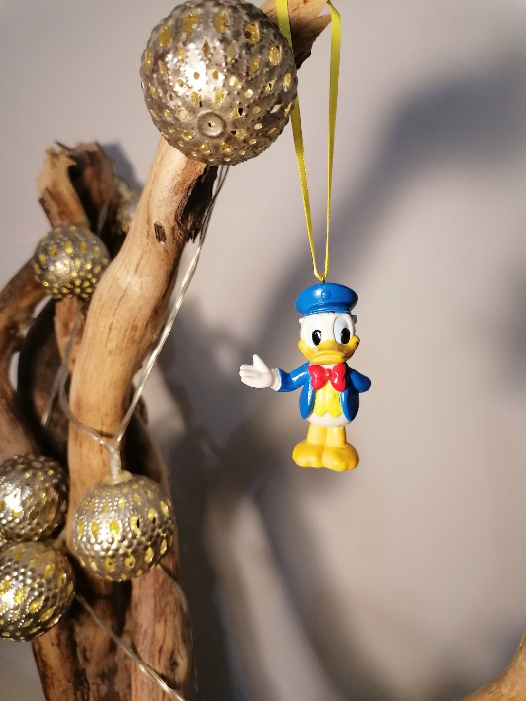 Disney Donald Duck Christmas Decoration Figure, Ornament Bauble, Disney ...