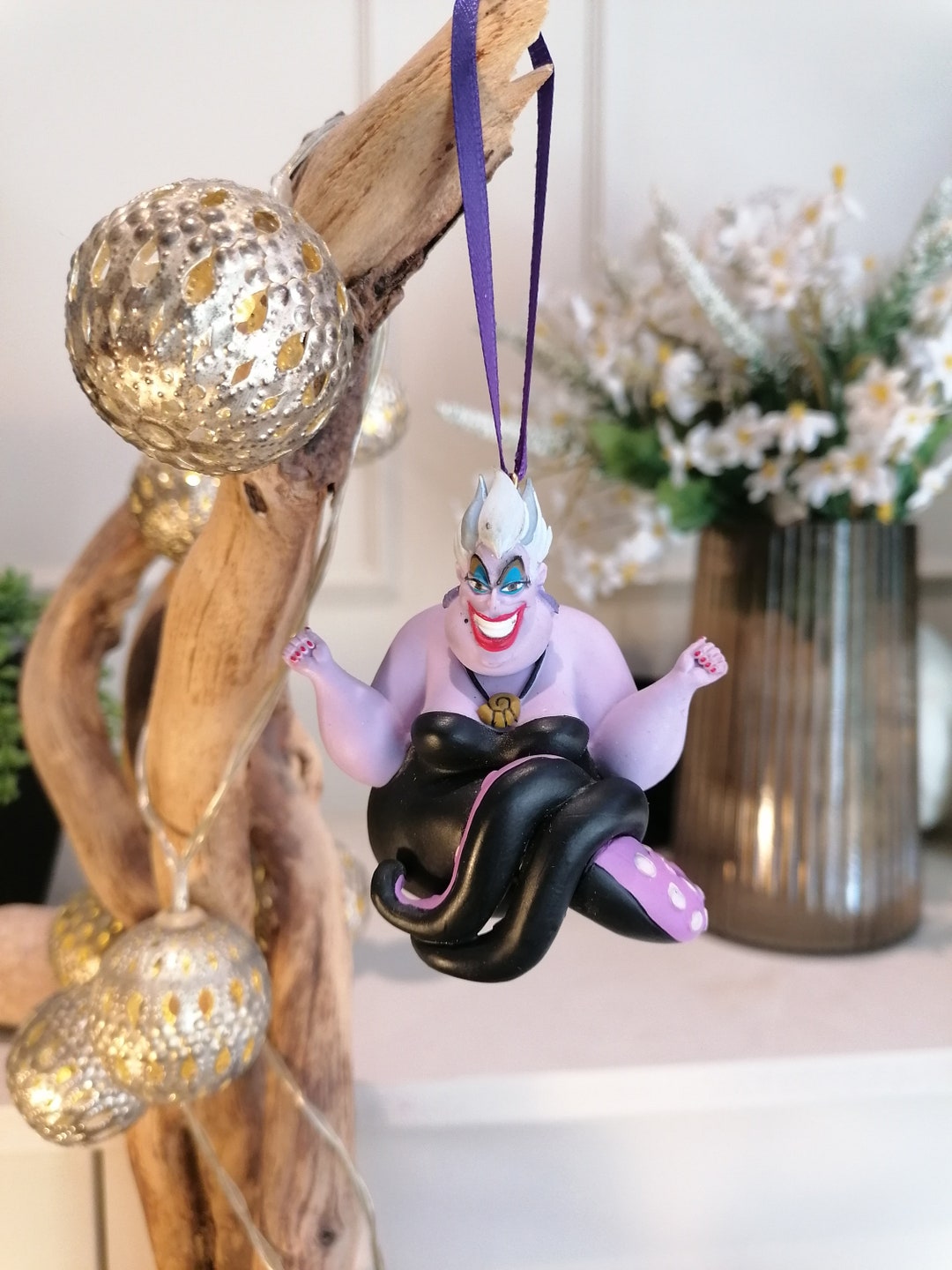 Disney Little Mermaid Ursula Christmas Decoration Figure, Ornament ...