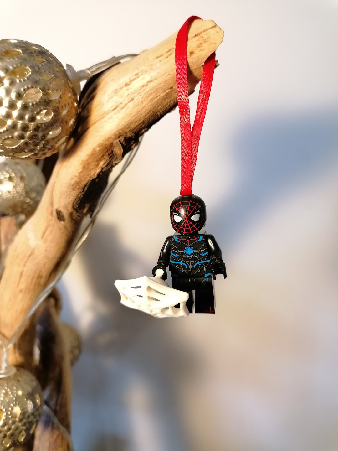 Disney Marvel Spiderman Miles Morales Christmas Decoration Figure ...