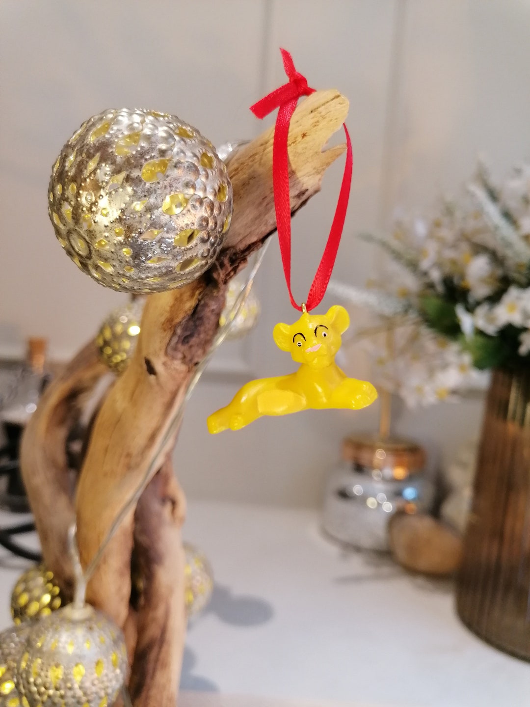 Disney Lion King Simba Christmas Decoration Figure, Ornament Bauble ...