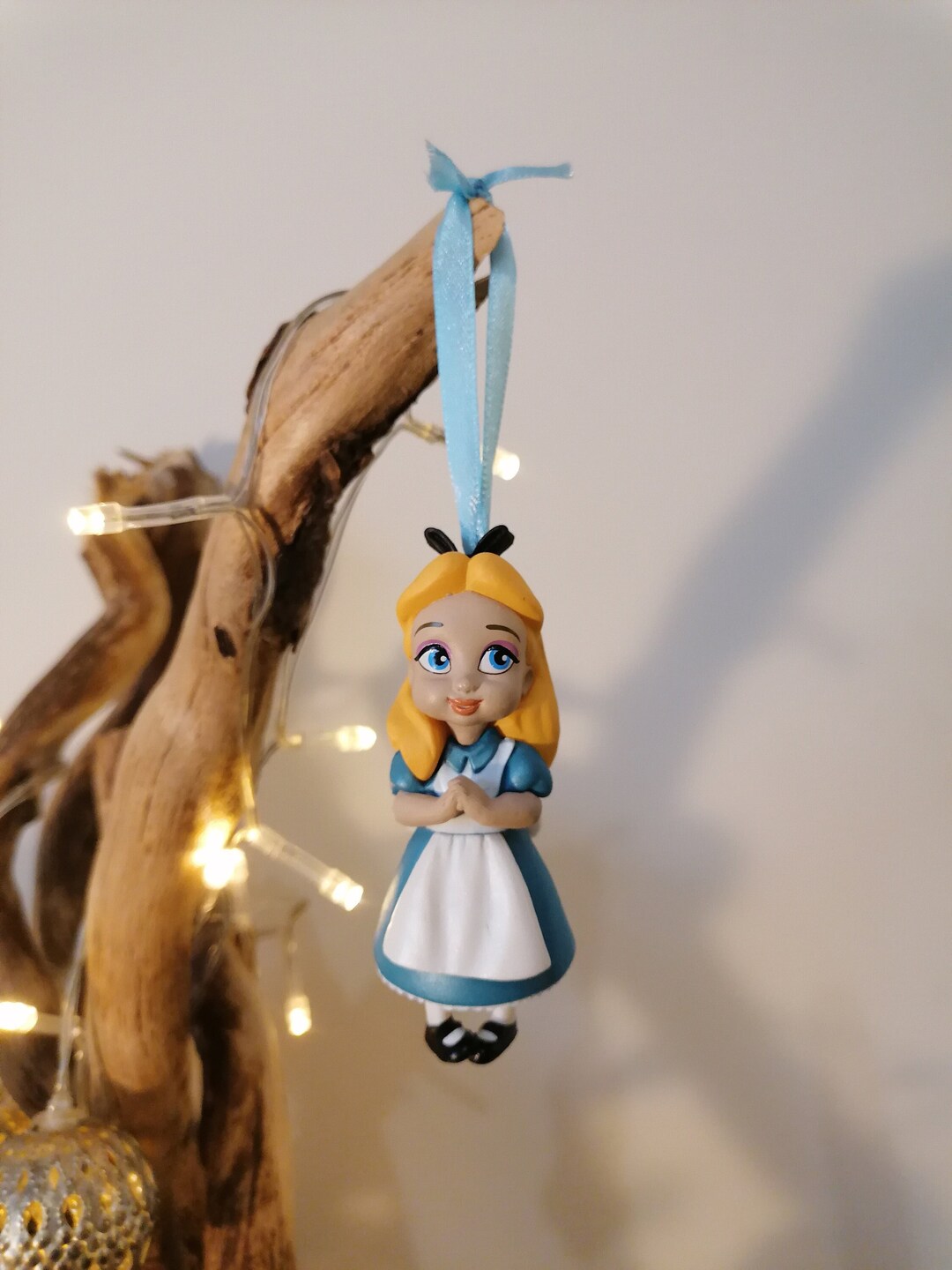 Disney Alice in Wonderland Christmas Decoration Figure, Ornament Bauble ...