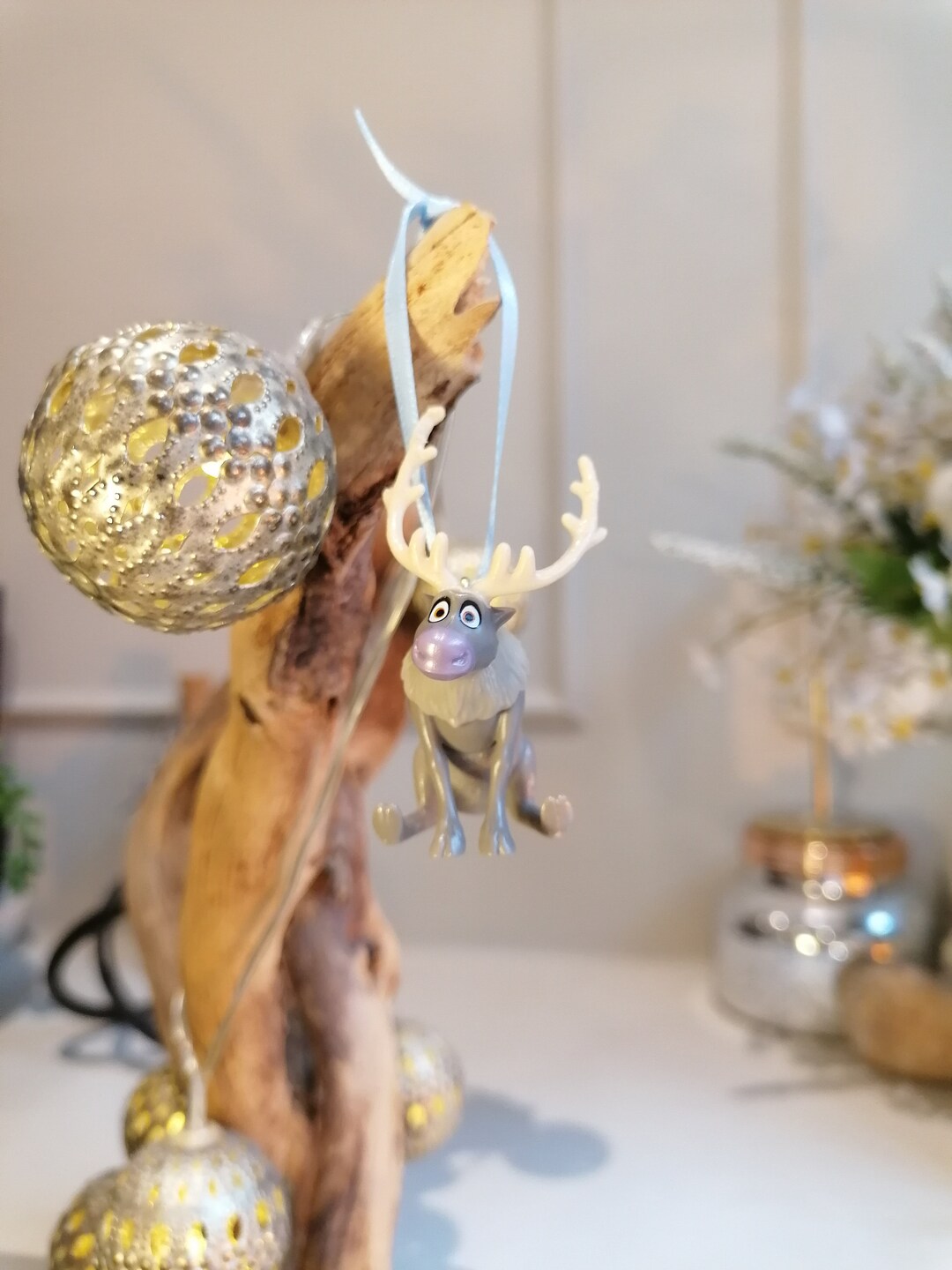 Disney Frozen Sven Christmas Decoration Figure, Hanging Ornament Bauble ...