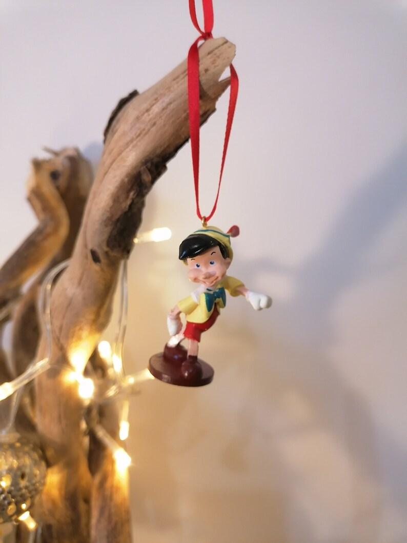Disney Pinocchio Christmas Decoration Figure Hanging Ornament - Etsy