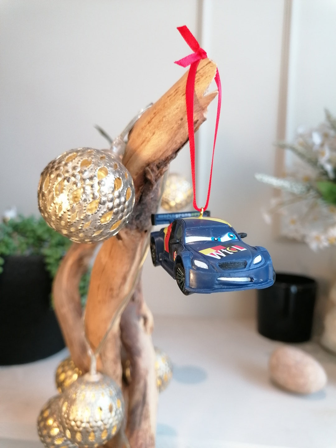 Disney Cars Lightning Mcqueen Christmas Decoration Figure, Ornament ...