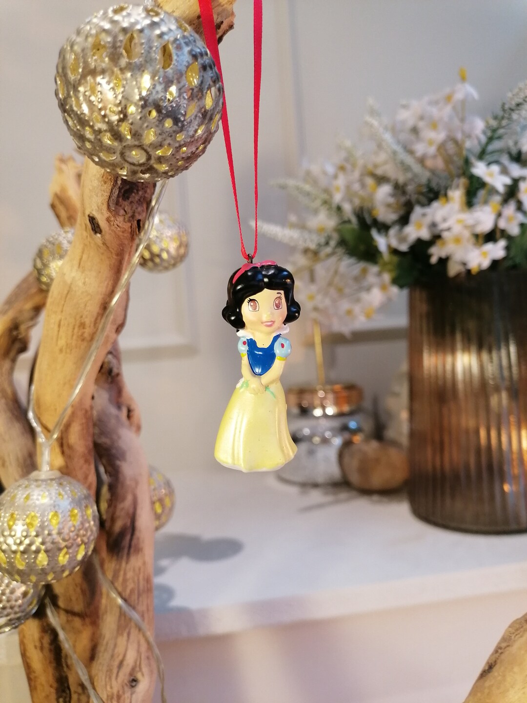 Disney Princess Snow White Christmas Decoration Figure, Ornament Bauble ...