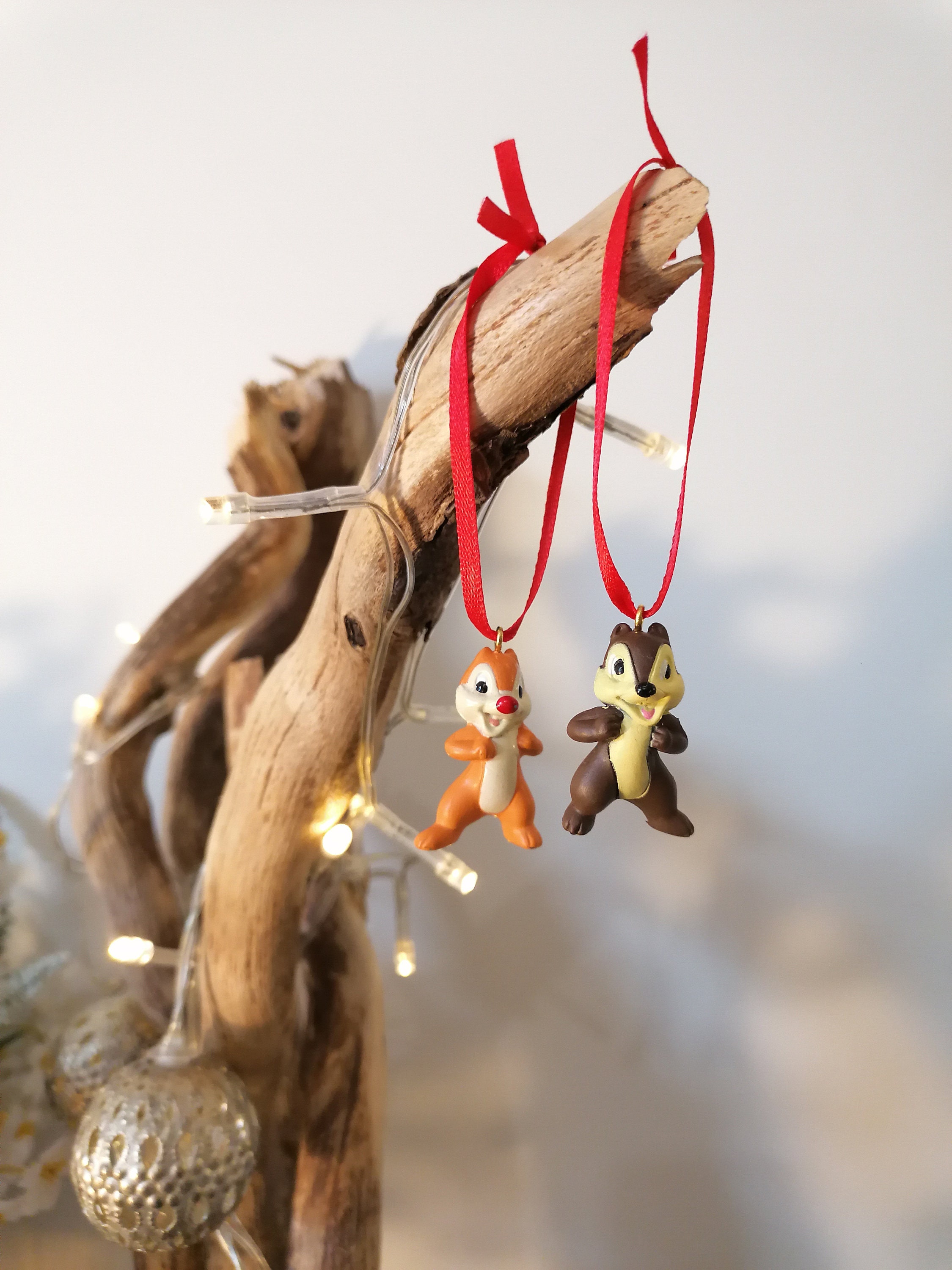 Disney Mickey Mouse, Chipmunks Chip and Dale Christmas Decoration ...
