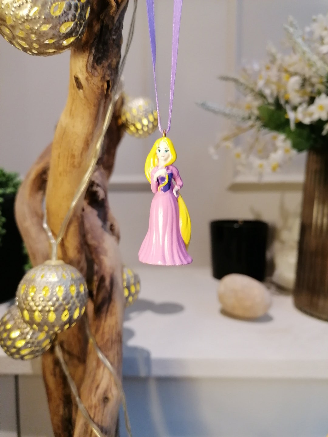 Disney Tangled Rapunzel Christmas Decoration Figure, Ornament Bauble ...